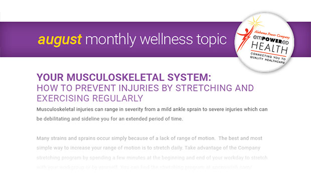 AUGUST: Stretching and Exercise Feel Like a Pain in the Neck? – Alabama ...