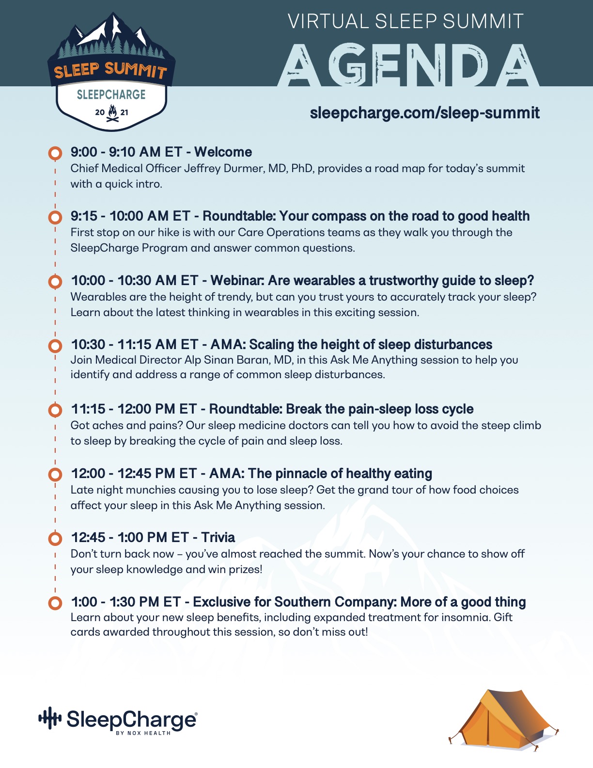 SleepCharge Virtual Sleep Summit || March 18, 2021 – Alabama Power ...